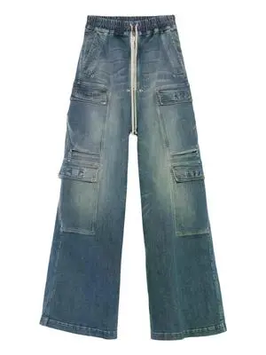 Rick Owens Jumbo Belas Cargo Jeans - Blue