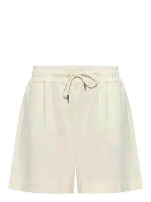 Moncler Cotton Shorts - Neutrals