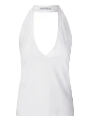 STEFANO MORTARI Stefano Mortari Open-Back Tank Top White