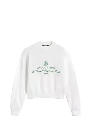 Jacquemus Logo-embroidered Sweatshirt - White