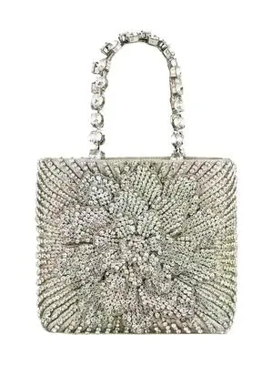AQUAZZURA Aquazzura Embellished Square Tote