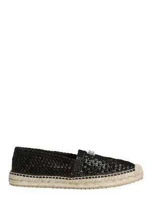 Dolce & Gabbana Woven Espadrilles - Black