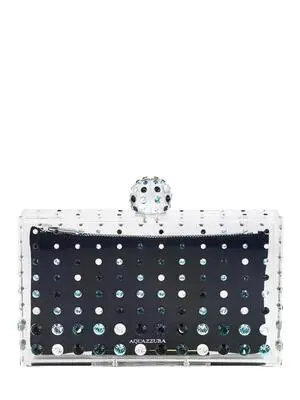 AQUAZZURA Tequila Clutch - Black