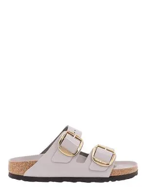 BIRKENSTOCK BIRKENSTOCK Arizona Big Buckle Sandals Grey