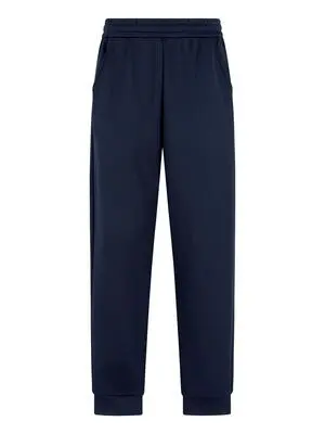 Giorgio Armani Modal-blend Double-jersey Joggers - Navy Blue