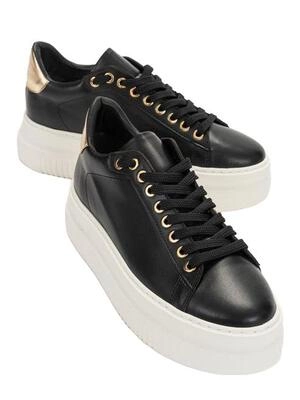 PROLOGUE SHOES Violette Platform Sneakers Black