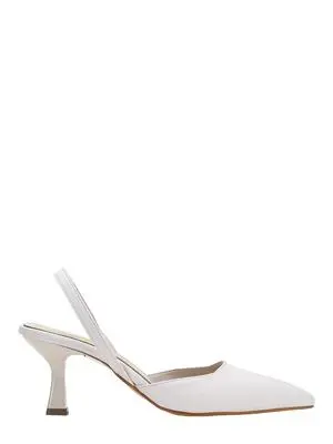 FOREVER & ALWAYS SHOES Forever & Always Shoes Rae Slingback Kitten Heel Pumps