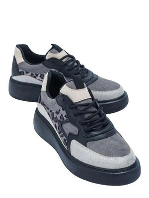 PROLOGUE SHOES Ida Platform Sneakers - Black
