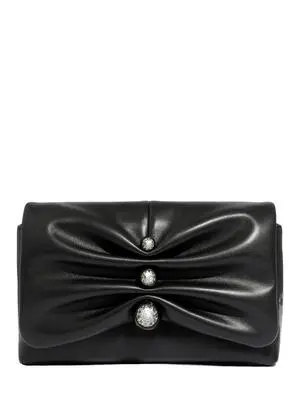 ALEXIS BITTAR Alexis Bittar Ruched Crystal Clutch