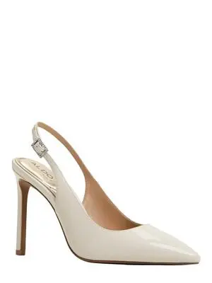 Aldo Pointed Toe Slingback Pumps - Other White