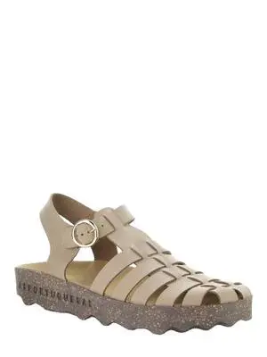 Fly London Calix Fisherman Slingback Sandals - Sand