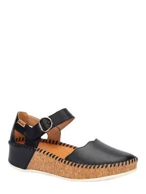 Pikolinos Marina Wedge Flat - Black/black