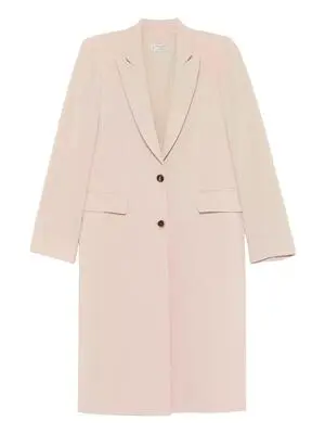 Alberto Biani Single-breasted Coat - Neutrals