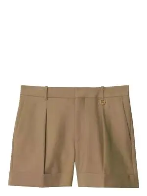 Burberry Wool Shorts - Brown
