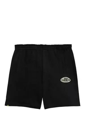 BARROW Logo-print Shorts - Black