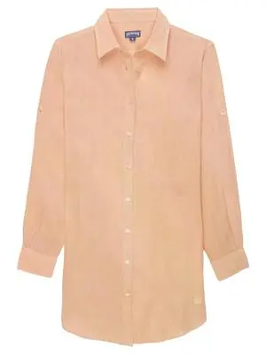 Vilebrequin Linen Shirt Dress - Pink