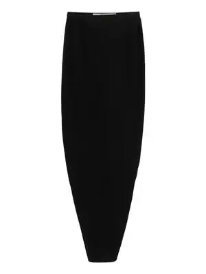 Rick Owens Soft Pillar Maxi Skirt - Black