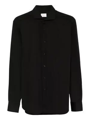 XACUS Spread-collar Shirt - Black