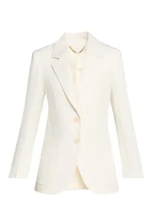 Victoria Beckham Victoria Beckham Patch-Pocket Jacket Ivory