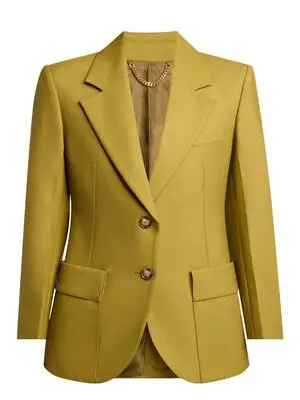 Victoria Beckham Victoria Beckham Patch-Pocket Jacket Willow
