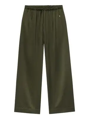Eterne Eterne Brody Silk Pants Moss