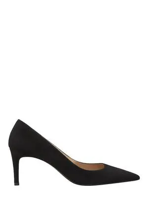 STUART WEITZMAN Suede Stiletto Pumps - Black