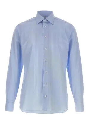 BORRIELLO NAPOLI Striped Shirt - Blue