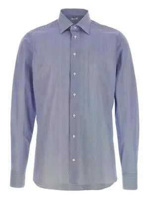 BORRIELLO NAPOLI Striped Shirt - Blue