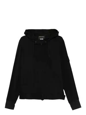 Y3 Twill Hooded Jacket - Black