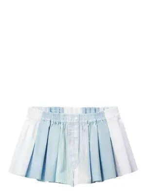 Alexander Wang Pleated Shorts - Blue