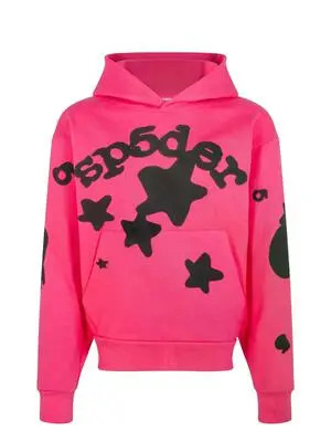 SP5DER Beluga Fw 24 Hoodie - Pink