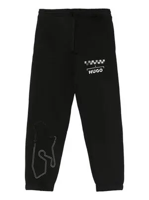 Hugo Logo-print Track Pants - Black