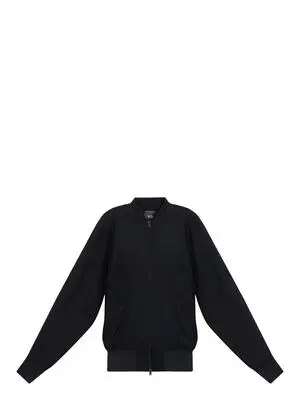 Y3 Drop-shoulder Bomber Jacket - Black