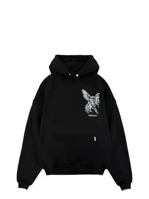 REPRESENT Elegance In Motion Hoodie - Black