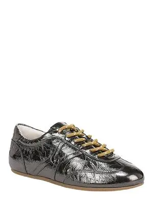 Veronica Beard Riviera Sneakers Gunmetal Leather