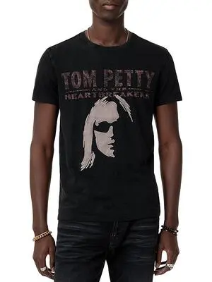 John Varvatos Tom Petty Graphic Tee - Black
