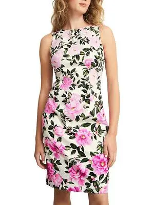 HOBBS LONDON Fiona Printed Dress - Ivoery Multi