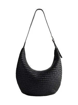 Madewell The Essential Curve Shoulder Bag - True Black