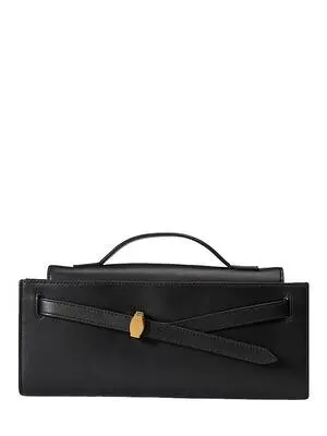Veronica Beard Dash Clutch - Black Leather