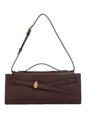 Veronica Beard Dash Clutch - Dark Raisin Leather
