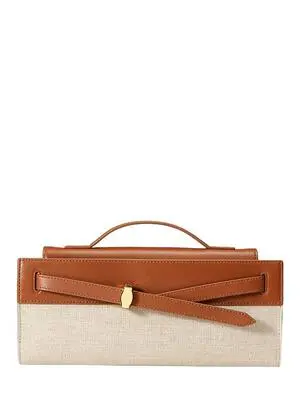 Veronica Beard Veronica Beard Dash Clutch Natural/hazelwood