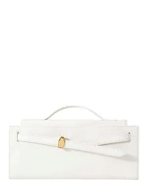 Veronica Beard Dash Clutch - Off White Leather