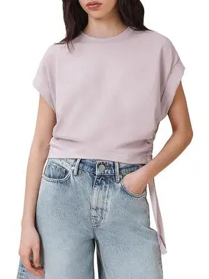 ALLSAINTS Mira Tee Lilac Ash
