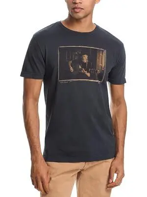 CLINCH COLLECTIONS Willie Nelson Graphic Tee - Fade Black