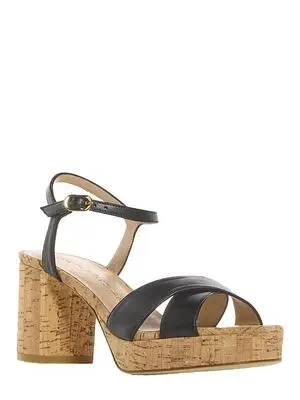 STUART WEITZMAN Dayna Platform Sandals Black