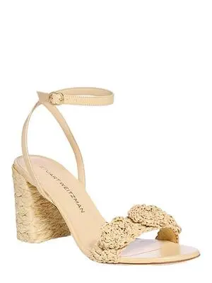STUART WEITZMAN Magnolia Block 85 Sandals - Natural