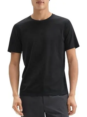 Theory Precise Tee In Cotton Jersey Black