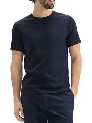 Theory Precise Tee In Cotton Jersey Eclipse