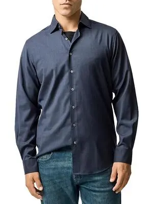 Rodd & Gunn Esk Valley Long Sleeve Shirt - Eclipse