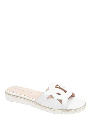 PATRICIA GREEN Boca Sandal - White Leather